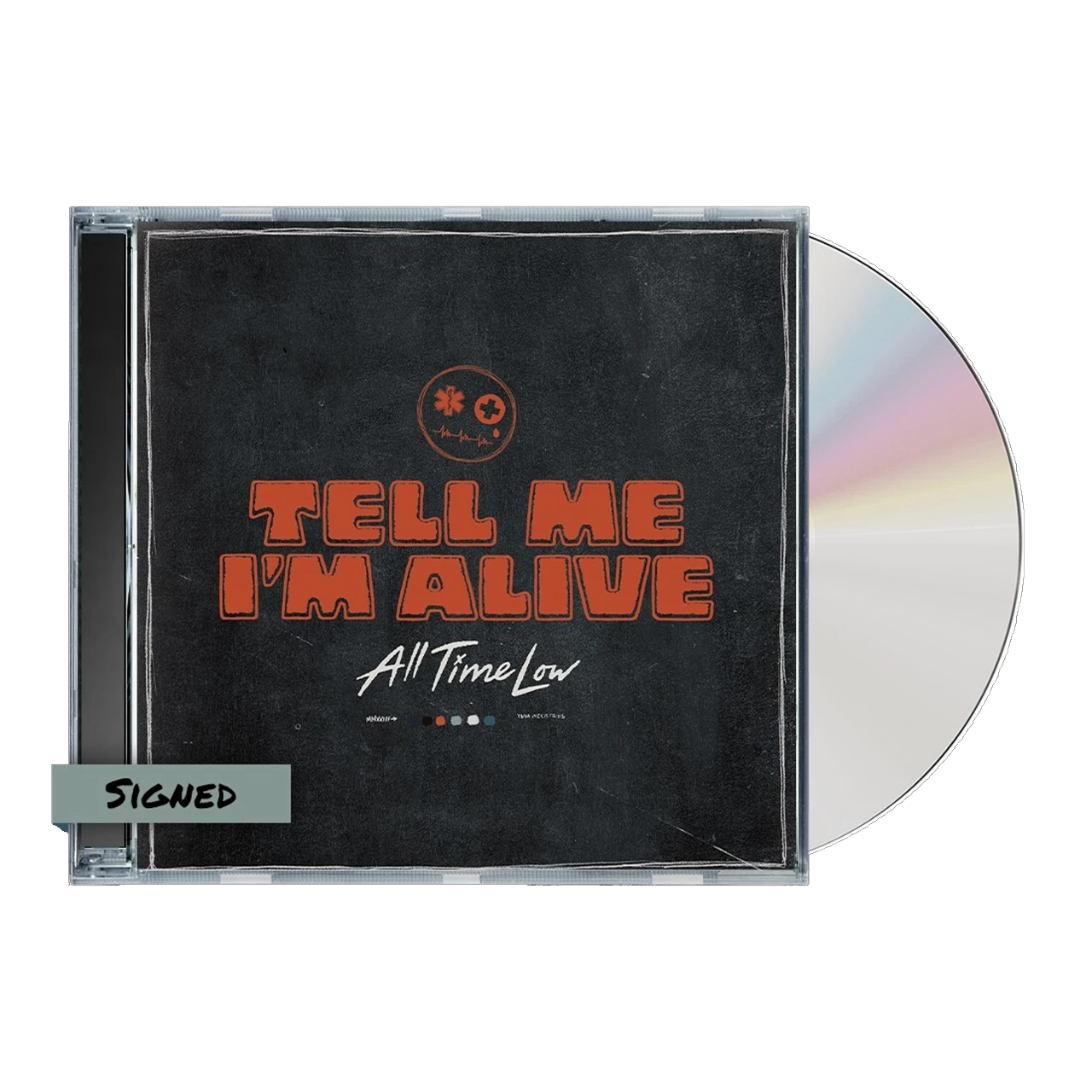 all time low signed cd
